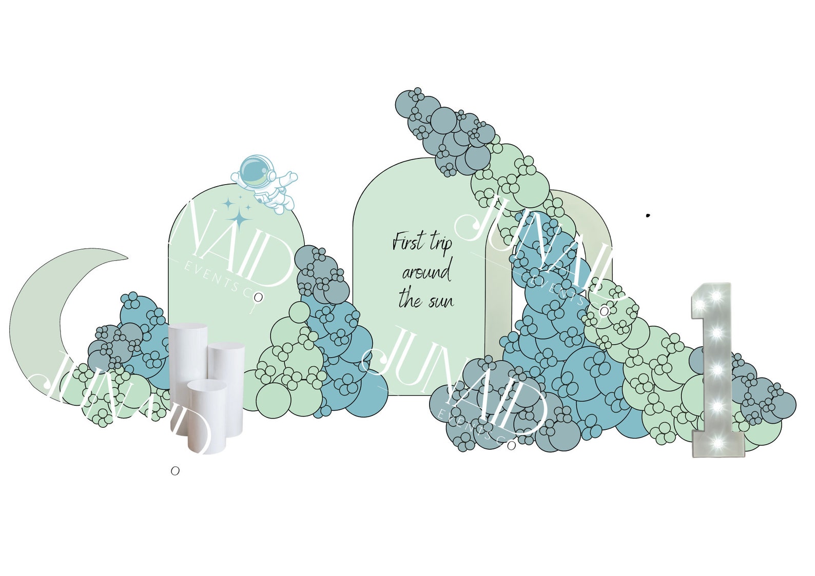 Event Focal Point Digital Mockup Designs | Private Dining Digital ...