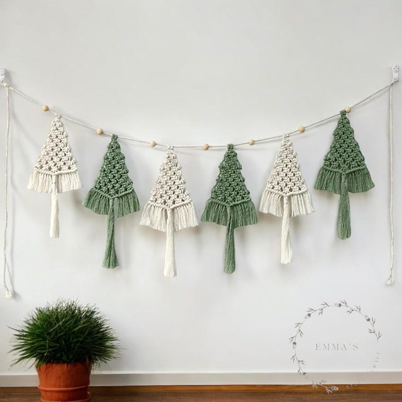 Christmas Tree Bunting - Etsy