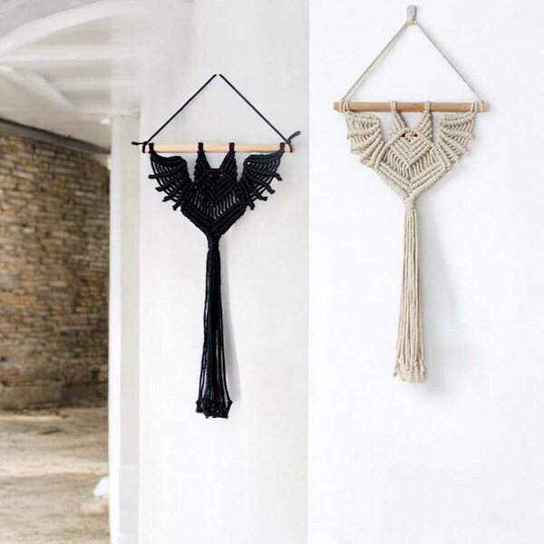 Macrame Bat - Etsy