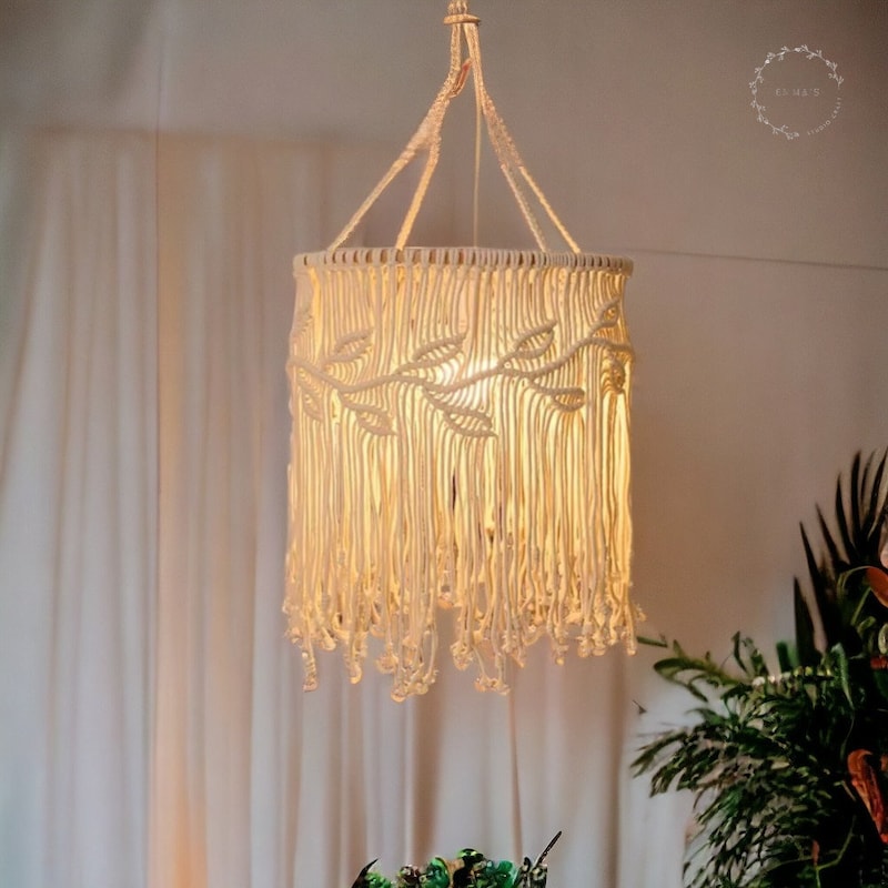 Macrame Lamp Shade - Etsy