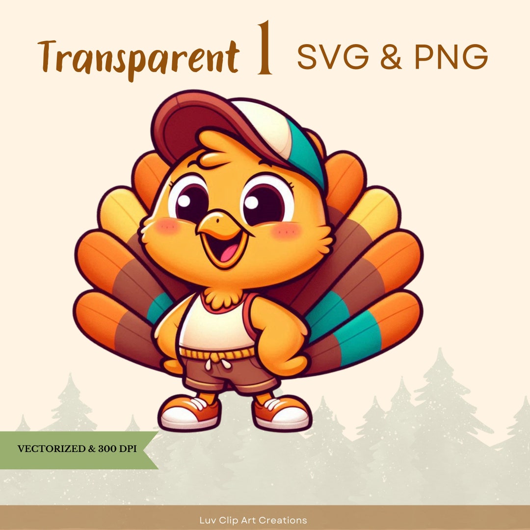 1 PNG & SVG Boy Turkey, Thanksgiving Boy Turkey Png, Turkey Svg ...