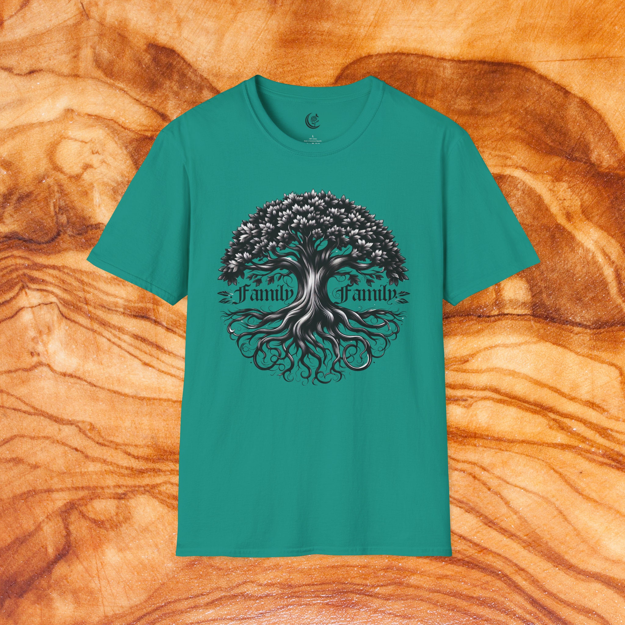 Family Tree of Life Beautiful Symbol of Unity Tattoo Style Graphic Men ...