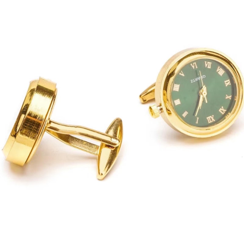 Clock Cufflinks - Etsy