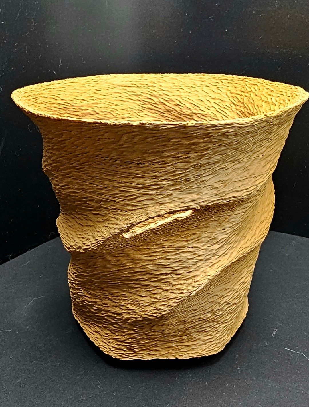 Rustic Wave Orchid Pot 3D Printable STL File - Etsy