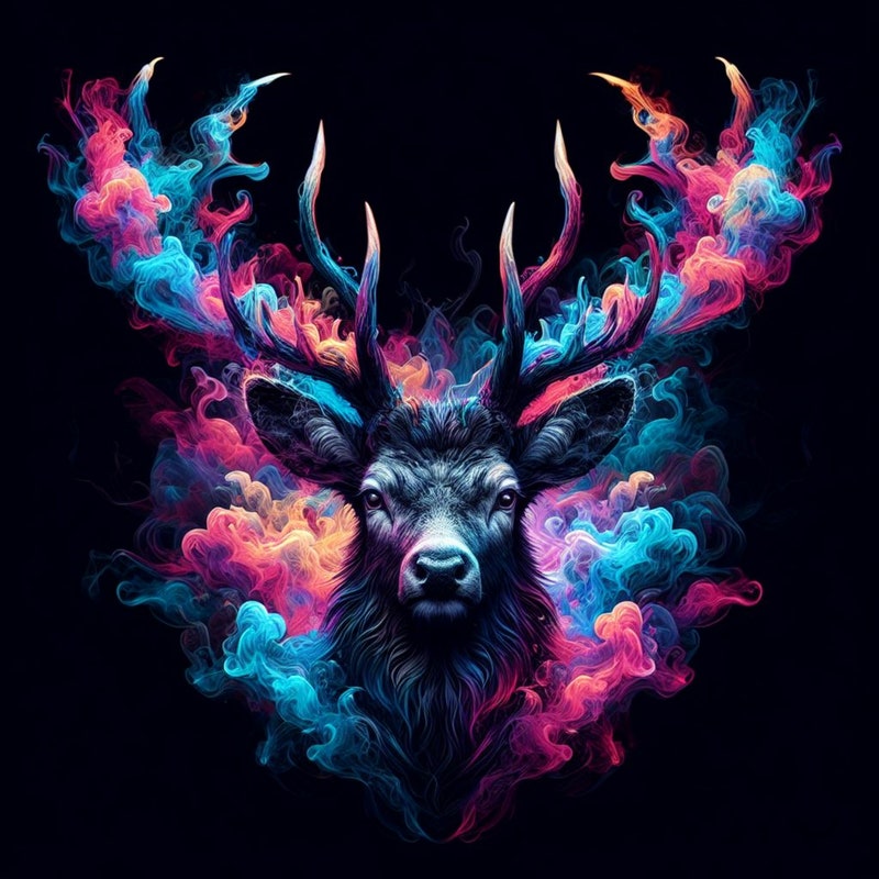 Abstract Animal Art - Etsy