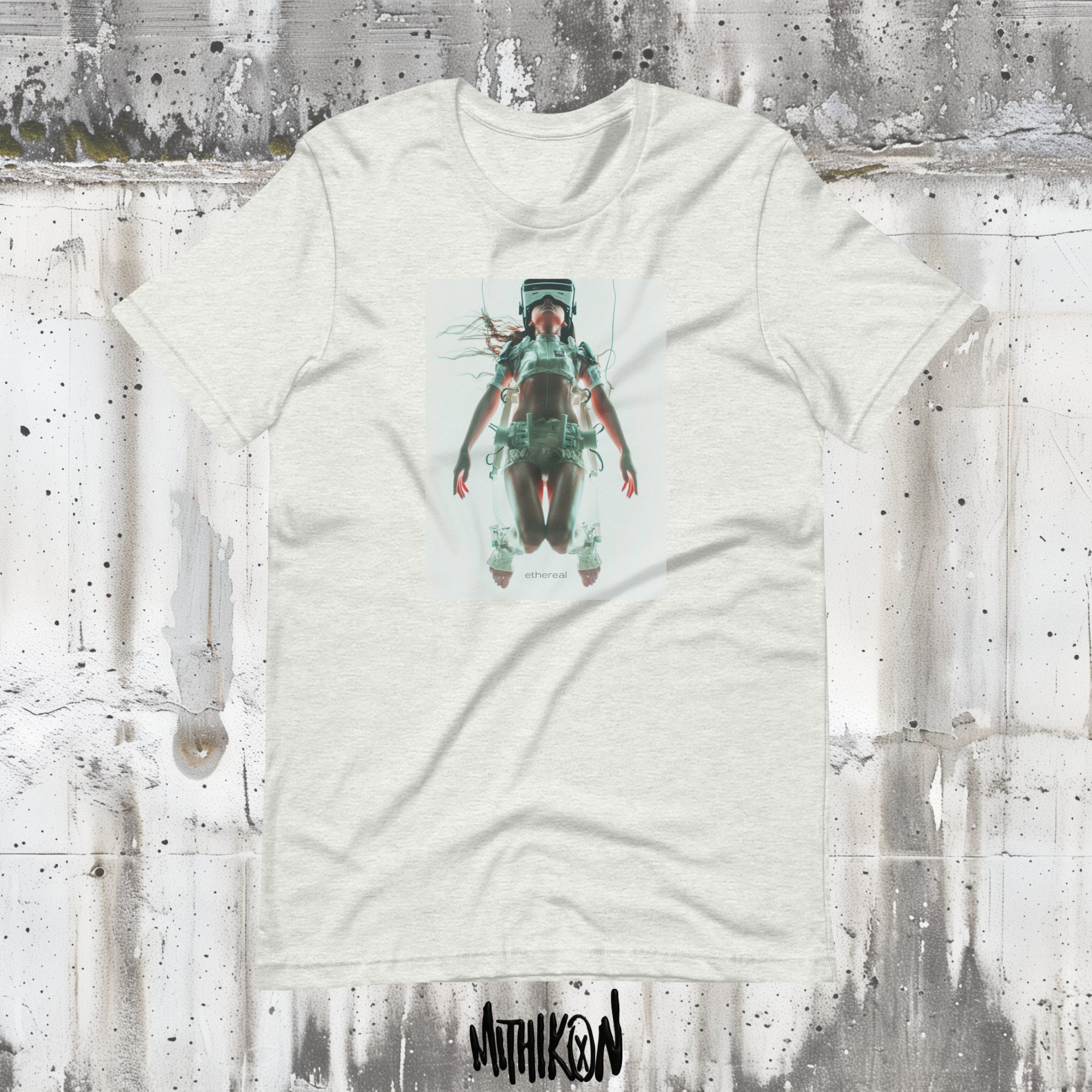 Plugged in Graphic Tee // Cyberpunk Futuristic Tech Wear Aesthetic, Sci ...