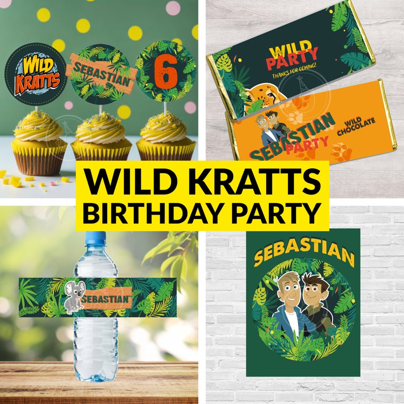 Wild Kratts Birthday - Etsy