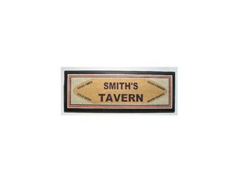 Custom Personalized Tavern Pub Sign Rustic Hand Made - Etsy