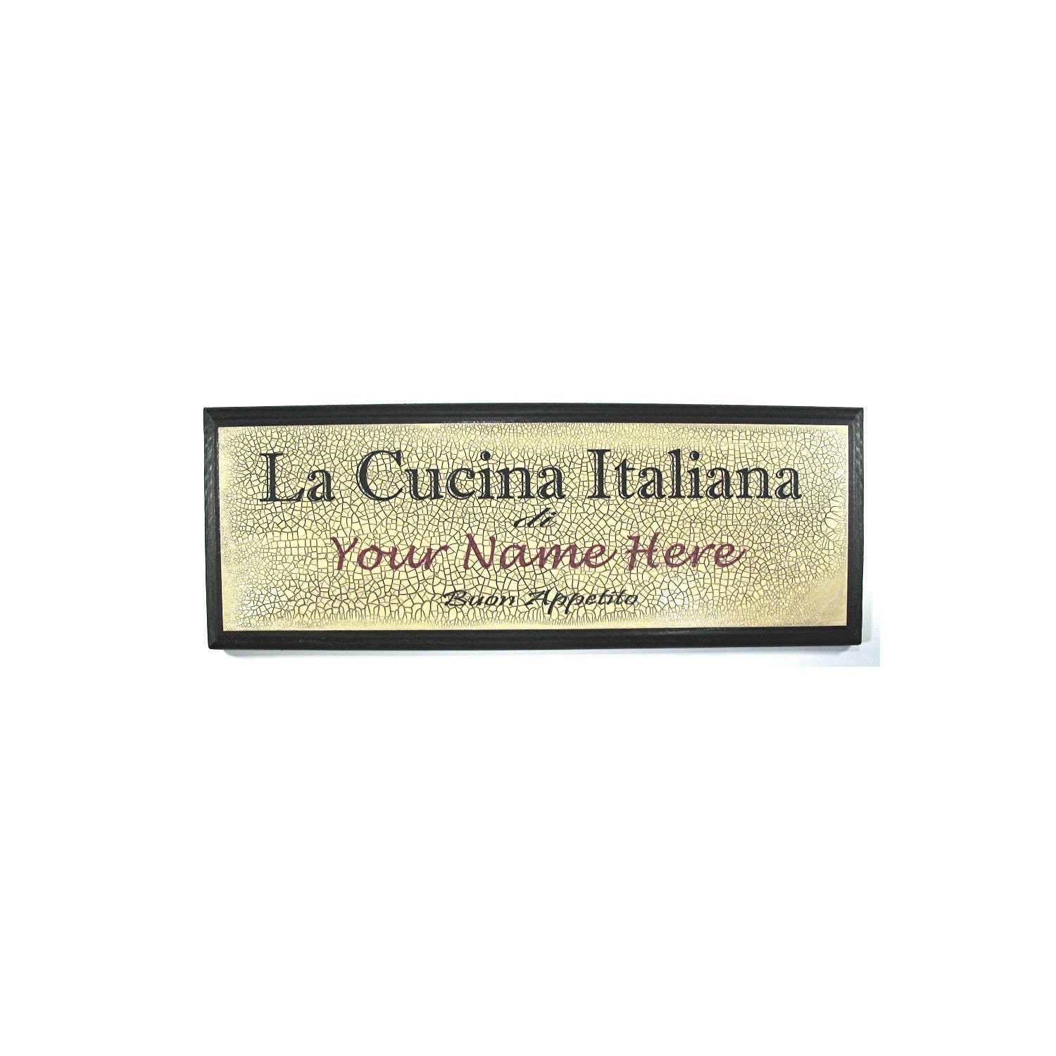 Personalized Italian Kitchen Sign - Etsy