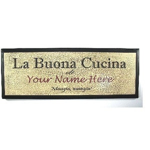 Personalized GOOD KITCHEN SIGN italian - Etsy