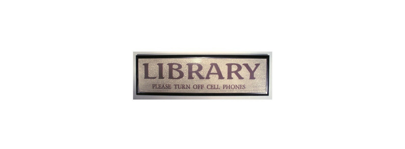 LIBRARY SIGN - Etsy
