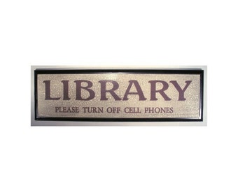 Hanging Sign Library - Etsy