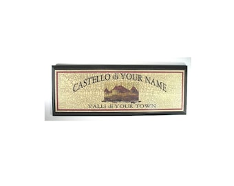 Personalized Italian Kitchen Sign | Etsy