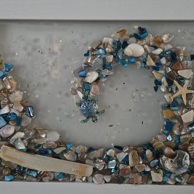 Sea Shell Resin Art - Etsy