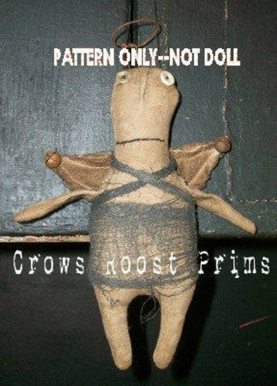 Sale Angel Epattern-not Doll Ornament Crows Roost Prims 308 | Etsy