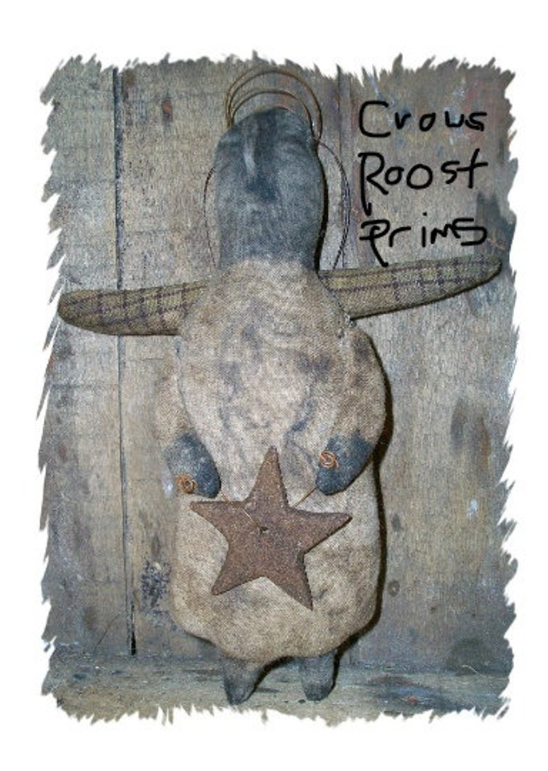 Angel Doll E PATTERN 230 Primitive Faceless Crows Roost Prims - Etsy