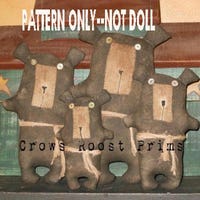 Primitive Bear - Etsy