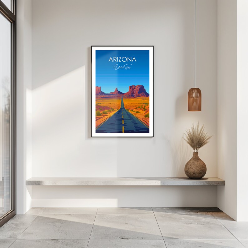 Monument Valley Travel Poster – Vintage Travel Poster for Monument ...