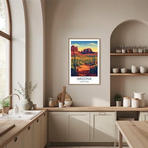 Arizona Landscape Poster – Deserts & Canyons Travel Poster | USA ...