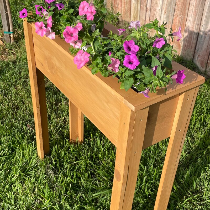 Wood Planter Box - Etsy