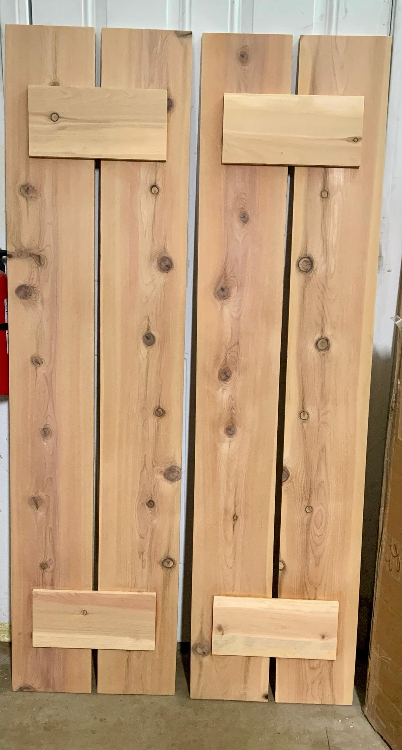 Custom Cedar Wood Exterior Window Shutters - Etsy