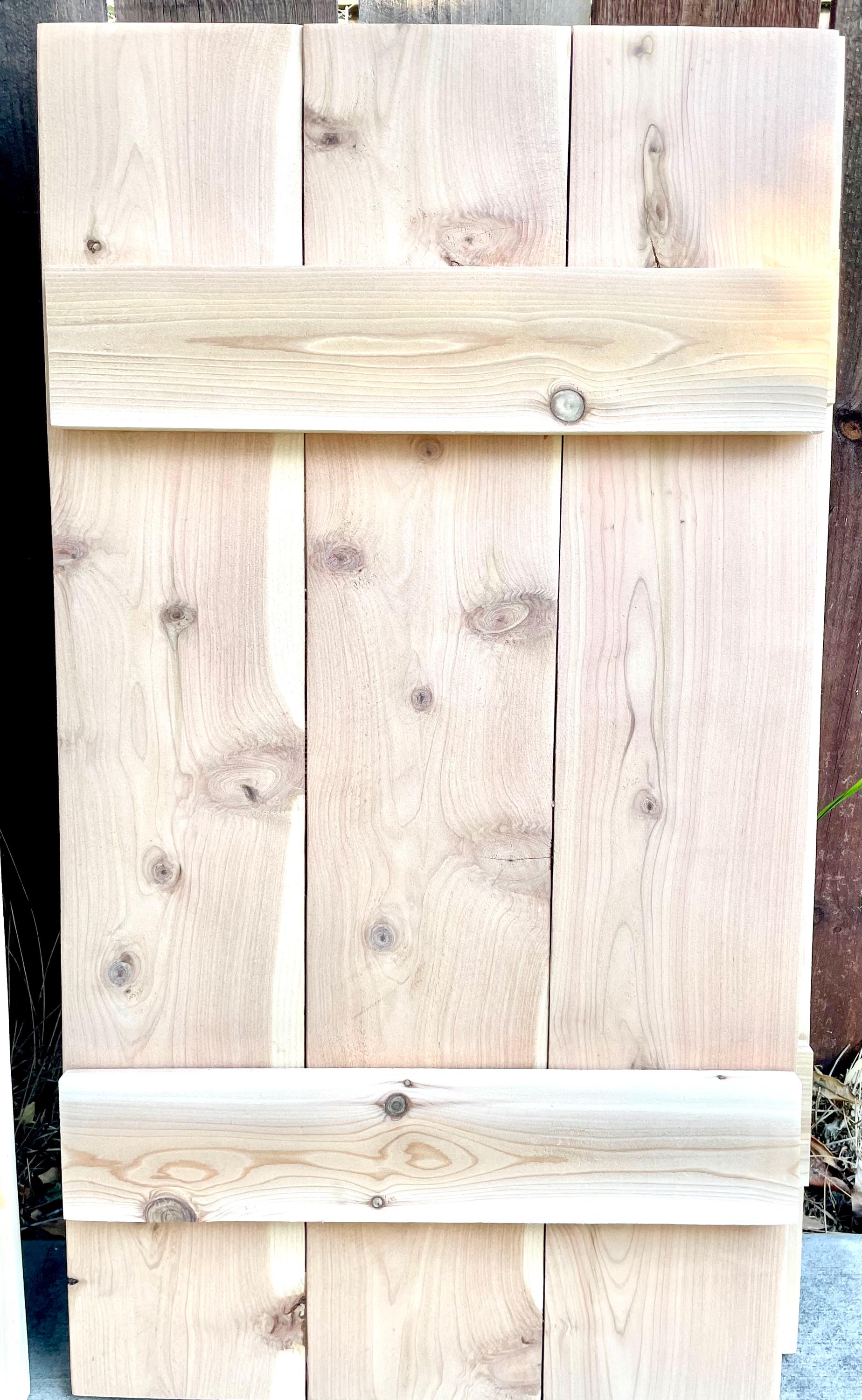 Custom Cedar Wood Exterior Shutters - Etsy