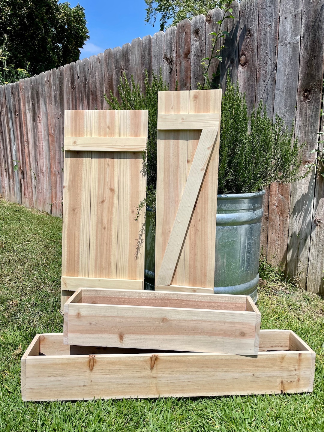 Custom Exterior Wood Shutters - Etsy