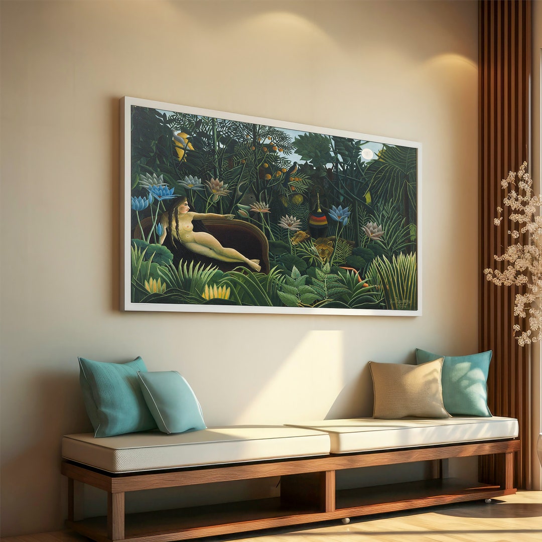 Henri Rousseau, the Dream - Large Canvas Wall Art - Etsy