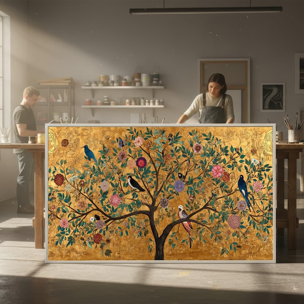 Klimt Tapestry - Etsy UK