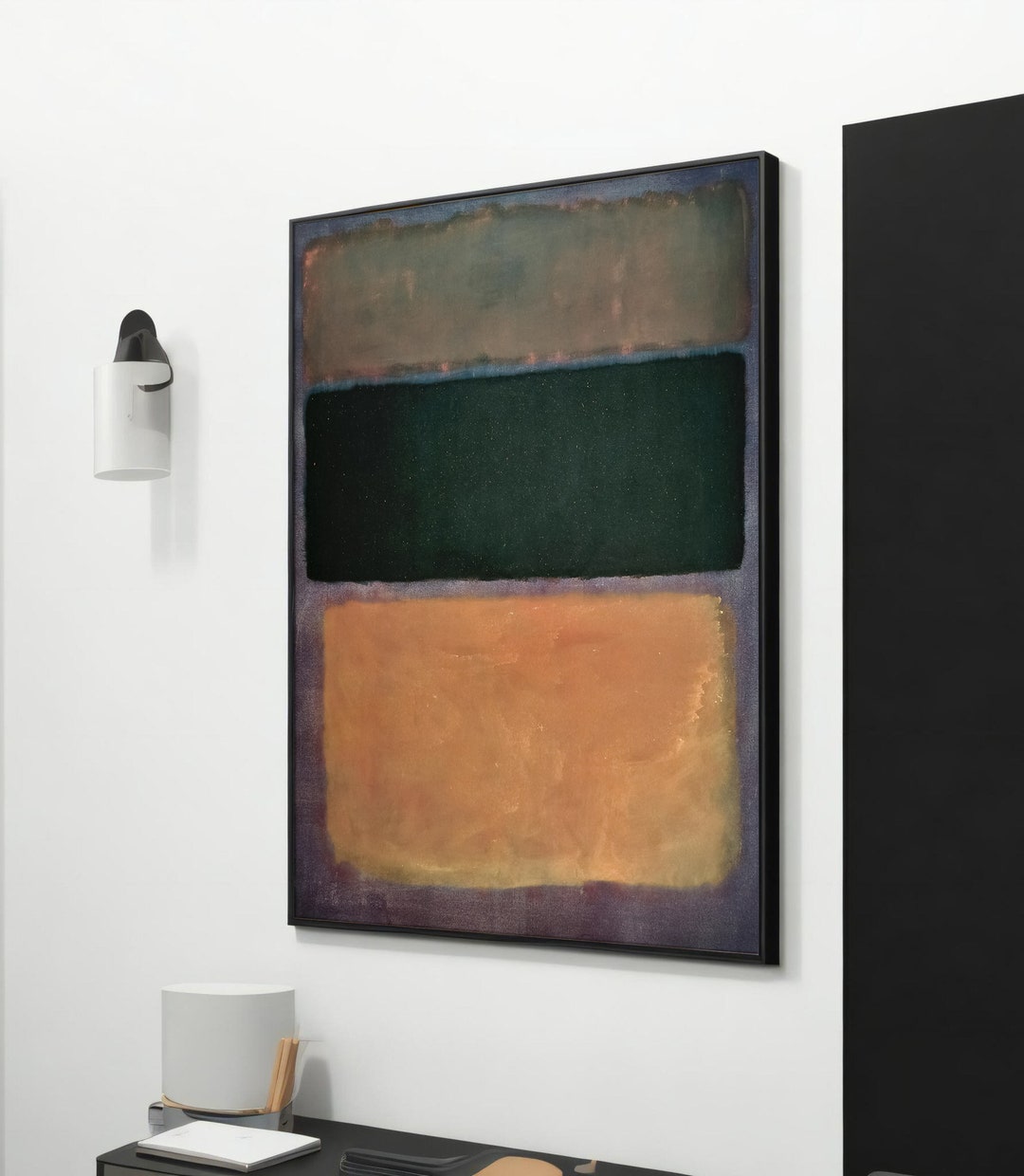 Shades of Green Mark Rothko Painting - Modern Minimalist Art ...
