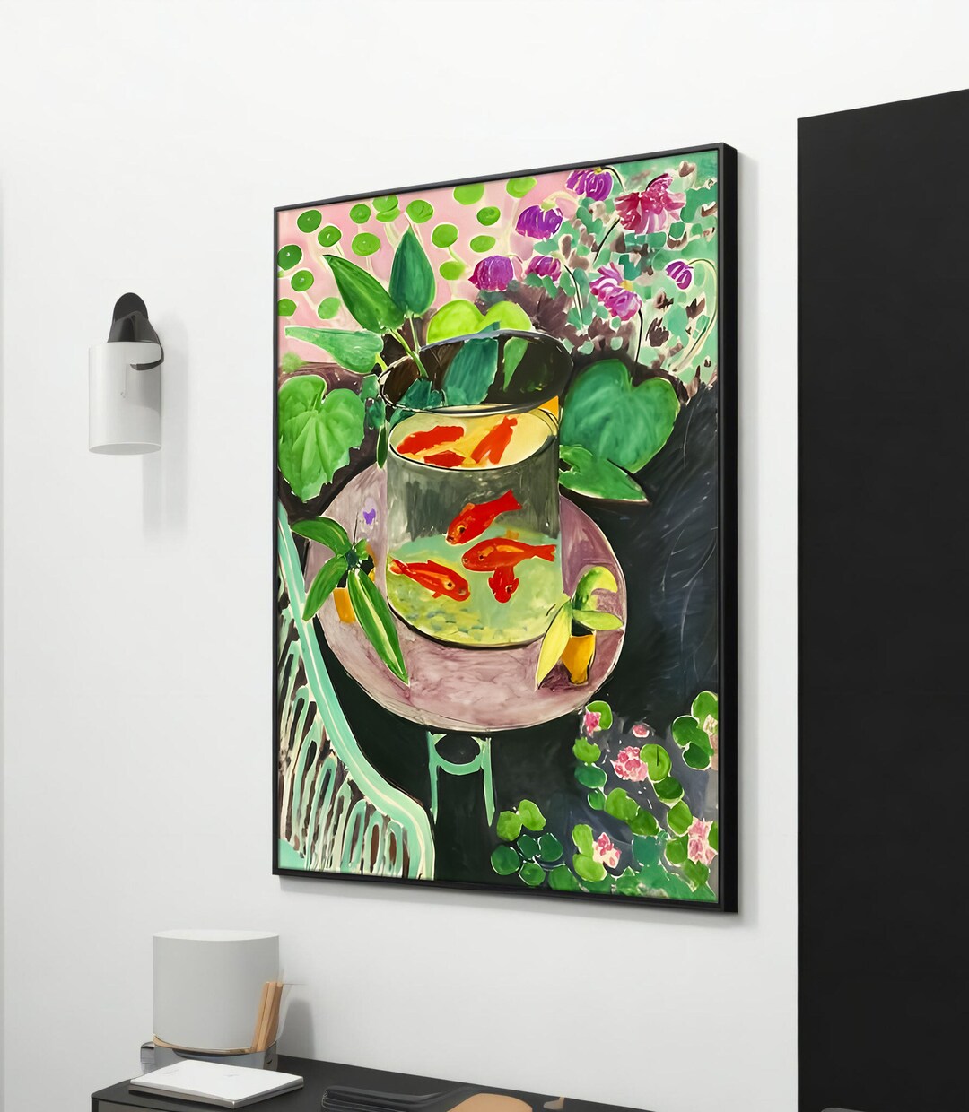 Vibrant Harmony: Goldfish by Henri Matisse - Surreal Canvas Art for ...