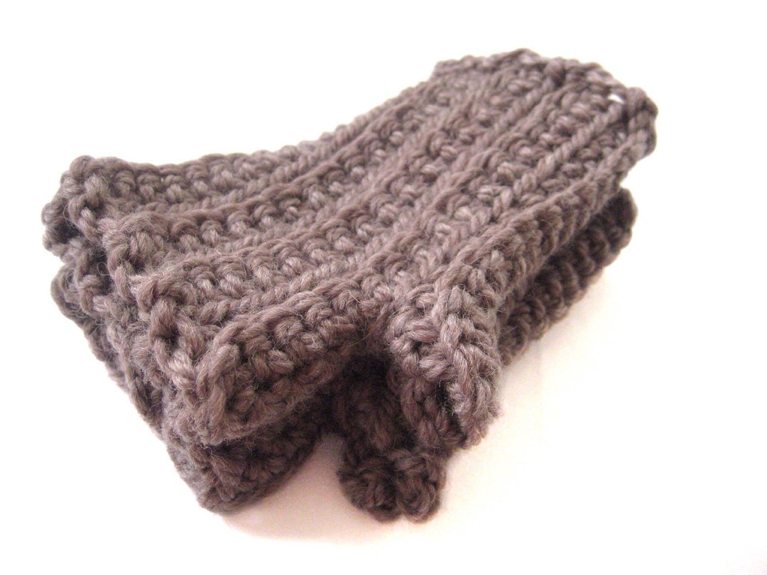 SHADES OF GREY | Crochet Fingerless Gloves, Mens Wool Gloves, Womens ...