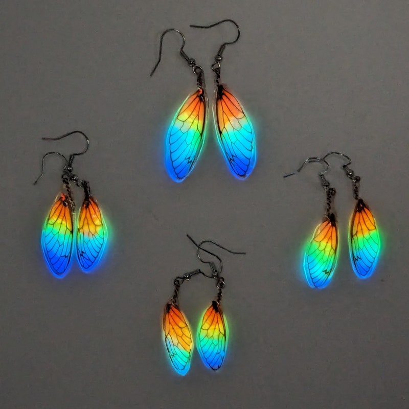Cicada Wing Earrings - Etsy