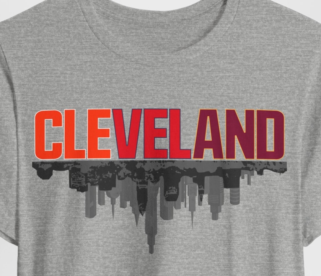 Cleveland Skyline Sports Theme Shirt, Ohio Sports, Sports Fan ...
