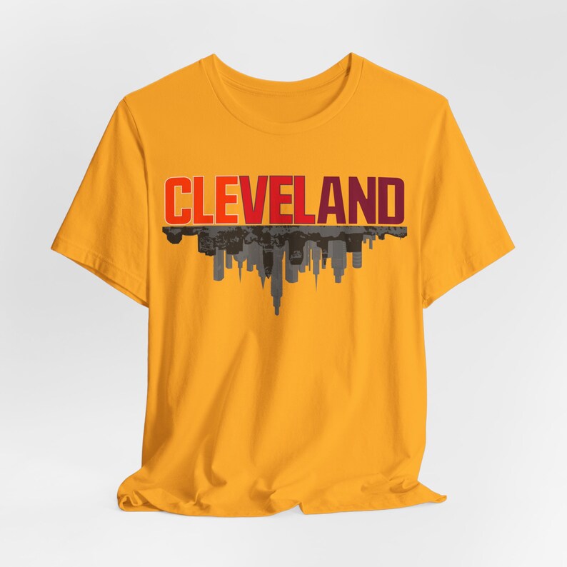 Cleveland Skyline Sports Theme Shirt, Ohio Sports, Sports Fan ...
