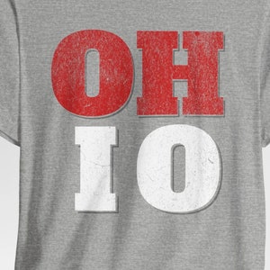 Retro Vintage OHIO Shirt, OH-IO Shirt, Bucks, Buckeye, Ohio Gift, Ohio ...