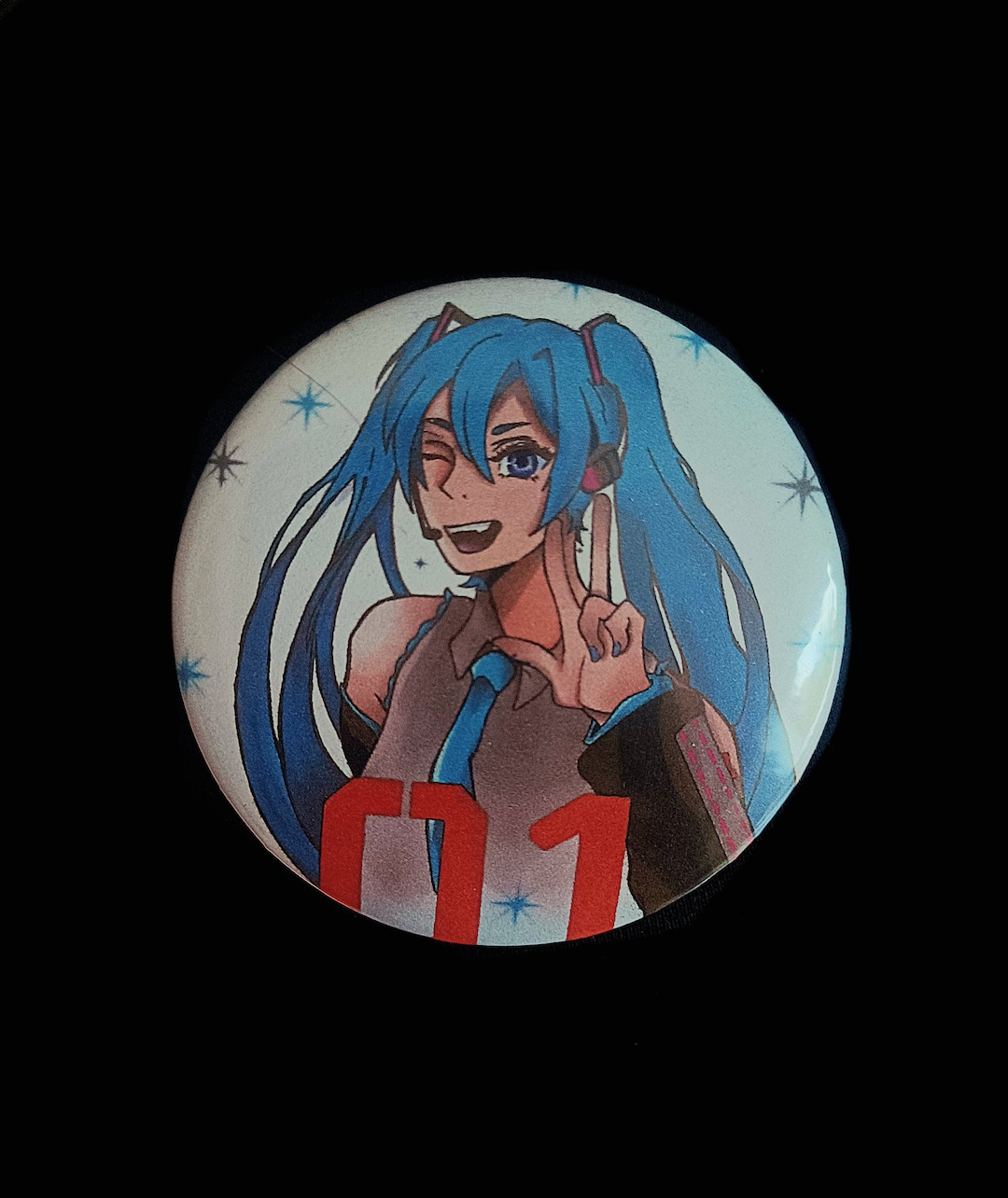 Hatsune Miku Badge 58mm - Etsy