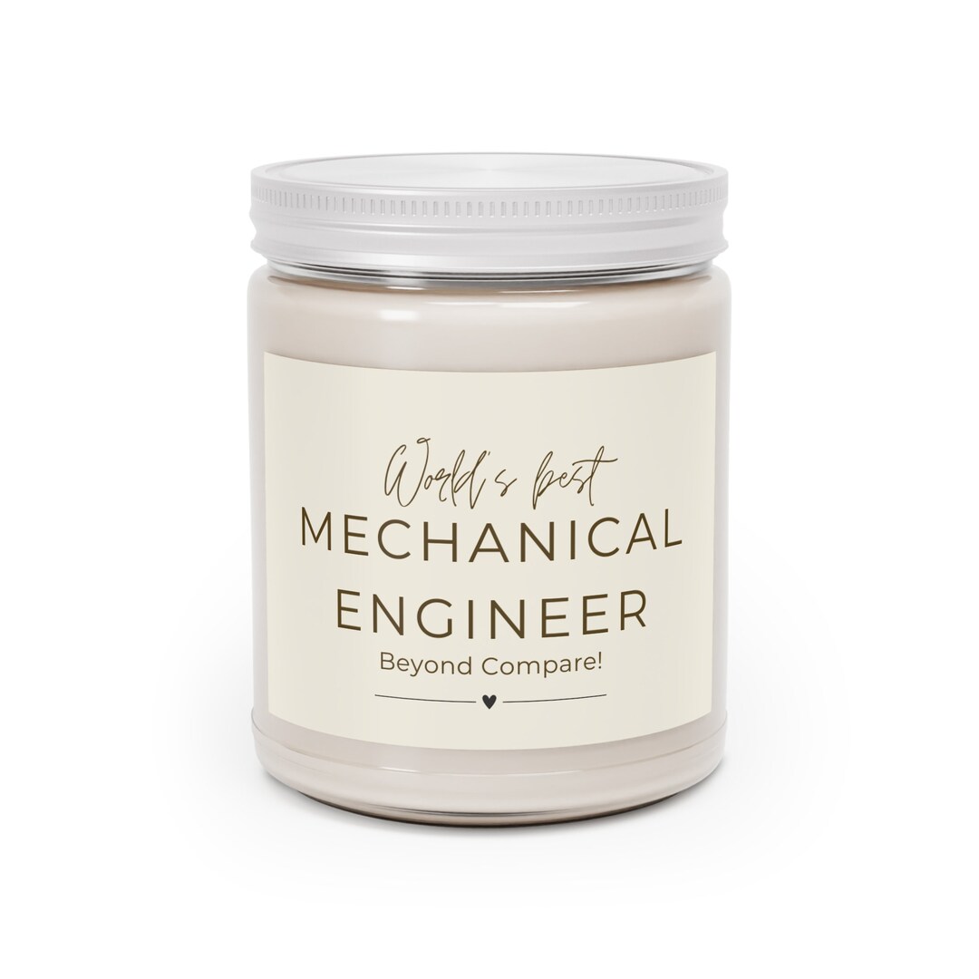 World's Best Mechanical Engineer Candle - Etsy
