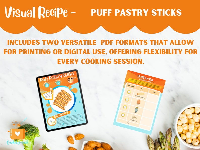 Puff Pastry Sticks Visual Recipe Step-by-step Illustrated Recipe for ...