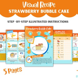 Montessori Activity Printable Visual Recipe Card Preschool Education ...