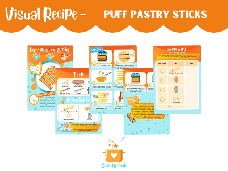 Montessori Activity Printable Visual Recipe Card Preschool Education ...
