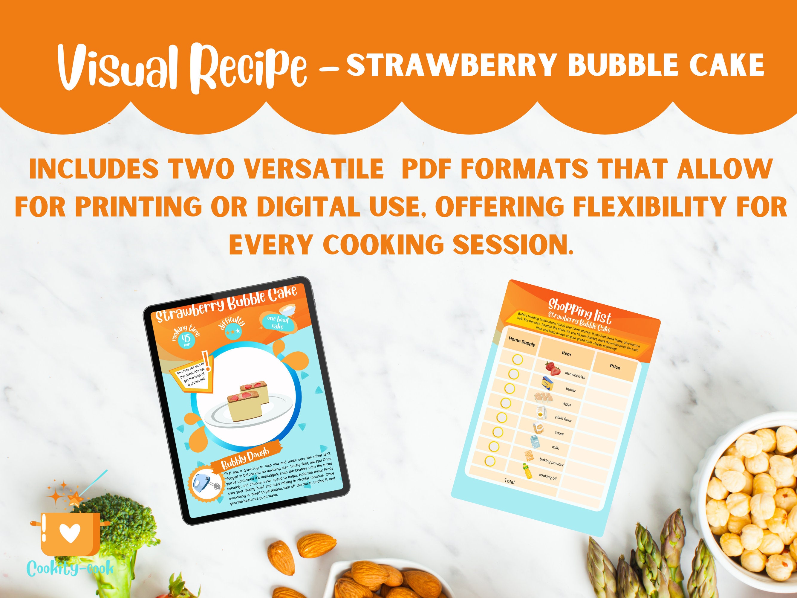 Montessori Activity Printable Visual Recipe Card Preschool Education ...