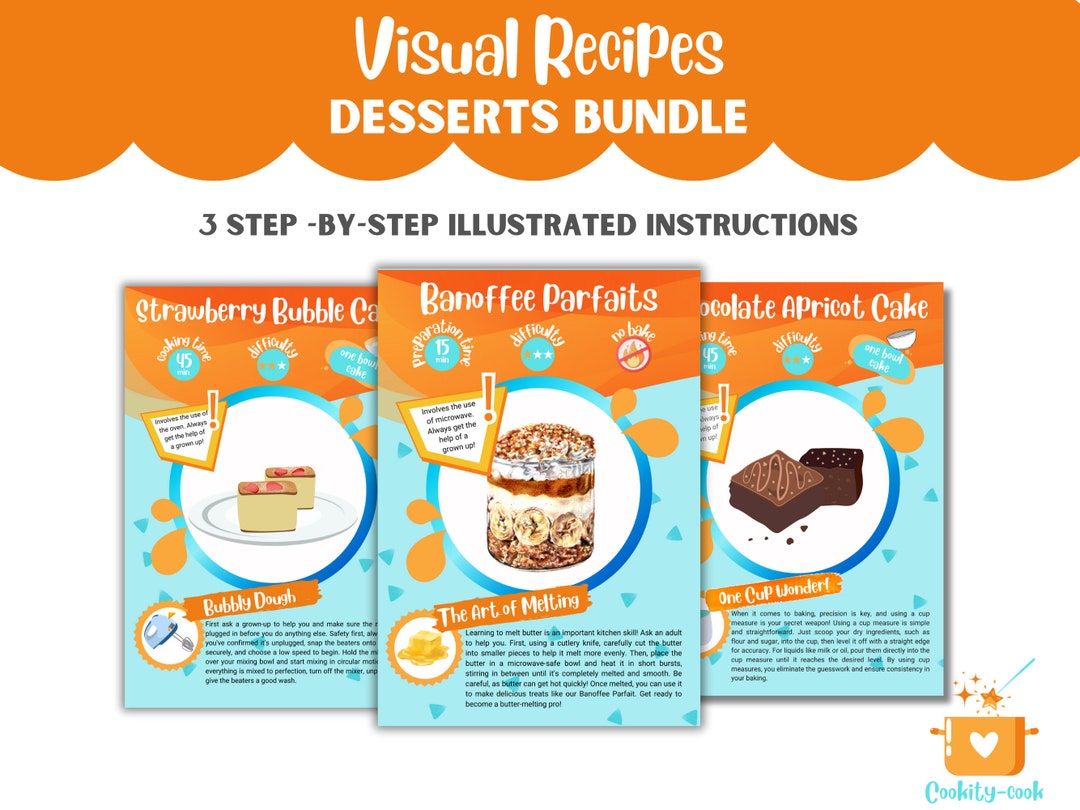 Montessori Activity Printable Visual Recipe Card Preschool Education ...