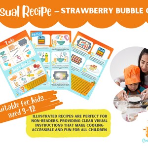 Montessori Activity Printable Visual Recipe Card Preschool Education ...