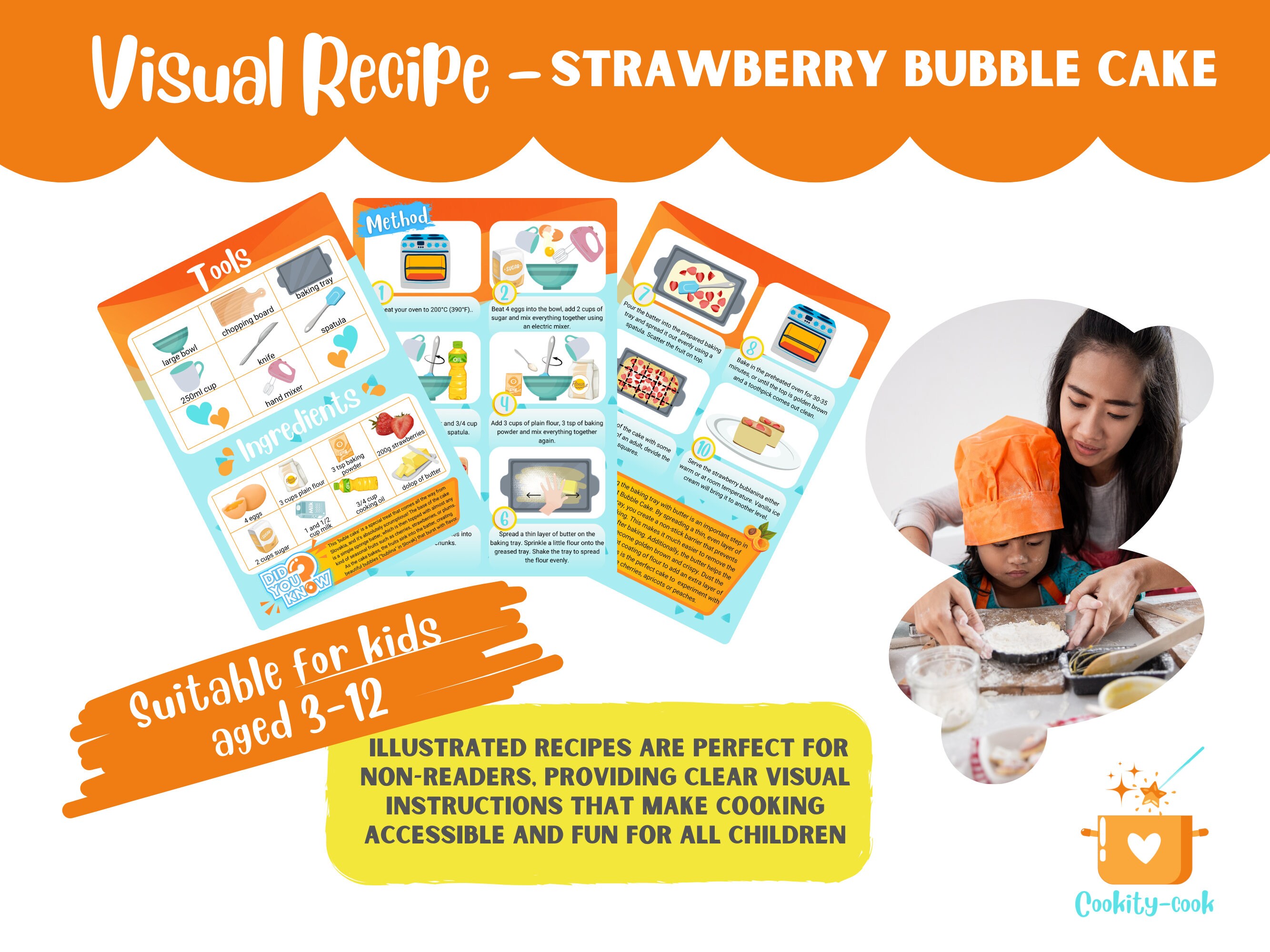 Montessori Activity Printable Visual Recipe Card Preschool Education ...