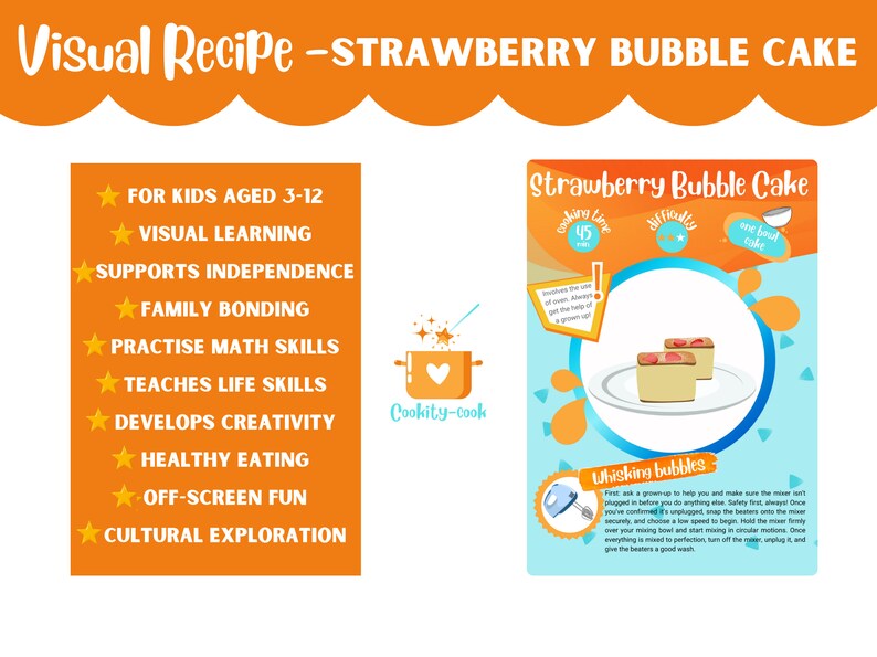 Montessori Activity Printable Visual Recipe Card Preschool Education ...