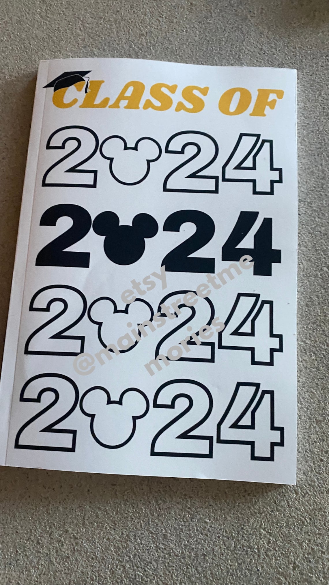 Class of 2024:notebook for Class of 2024 Seniors 2024 - Etsy
