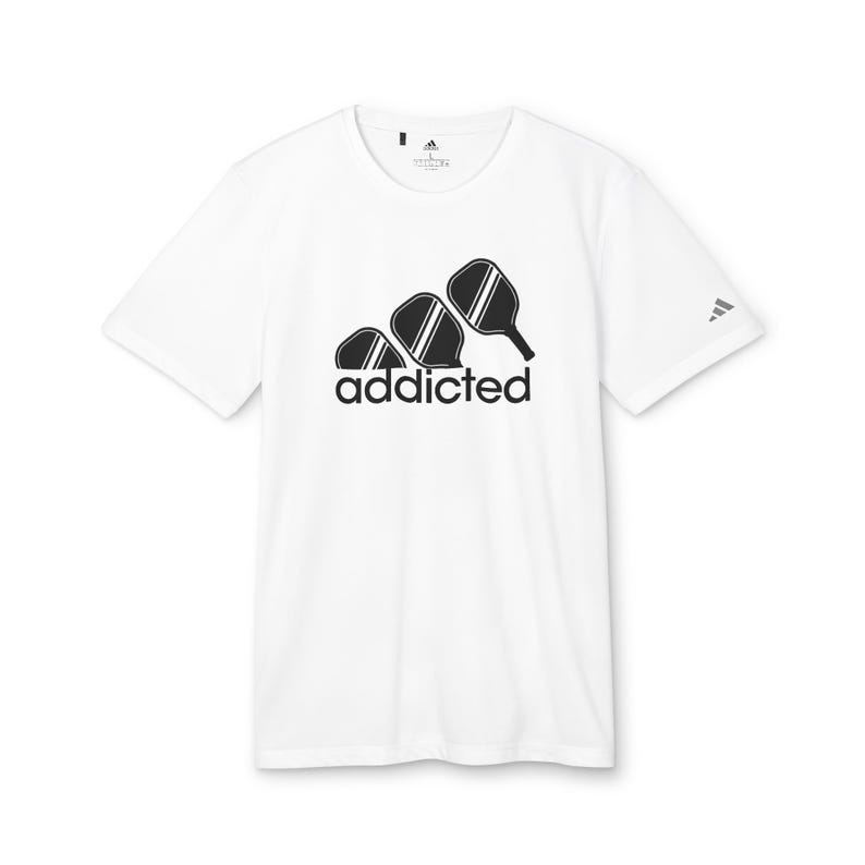 Addicted to Pickleball Personalized Adidas Athletic T Shirt Moisture ...