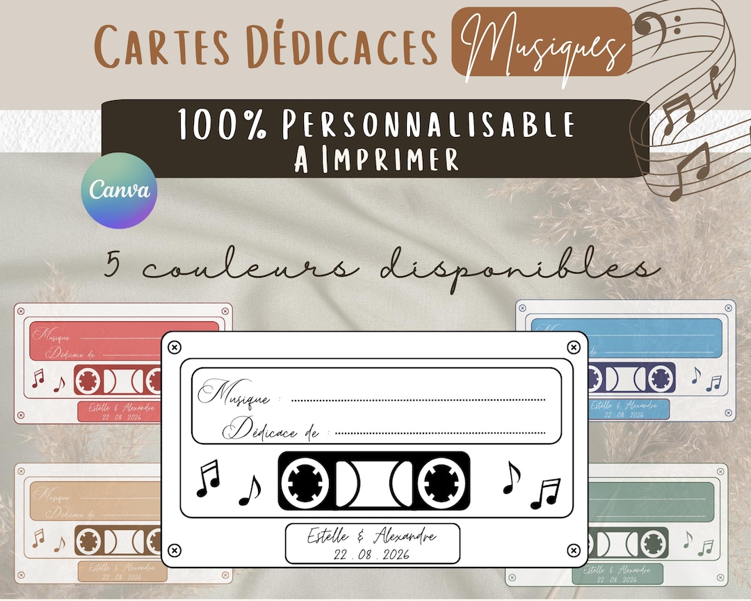 Song Request Card | Dedication Music | Song Request - Etsy