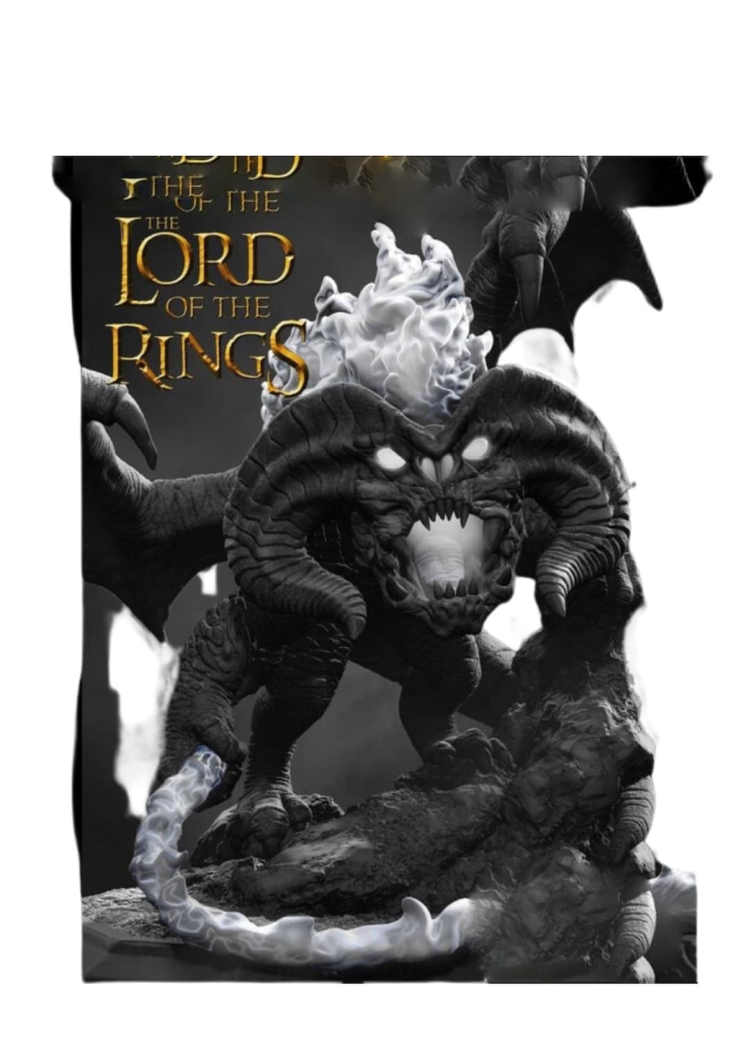 Balrog do Senhor dos Anéis 3D STL Files Mines of Moria Design 3D para ...